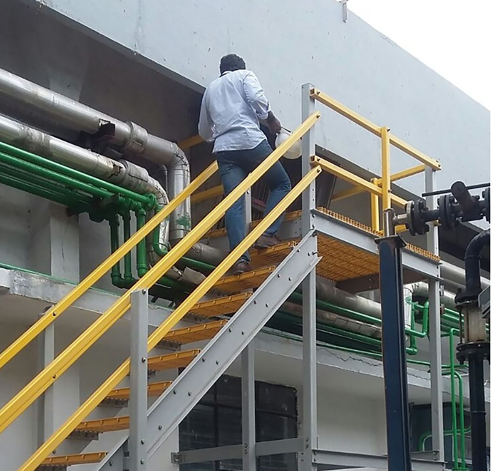 FRP stair case » Top FRP Manufacturers in Hyderabad | Team One Composites